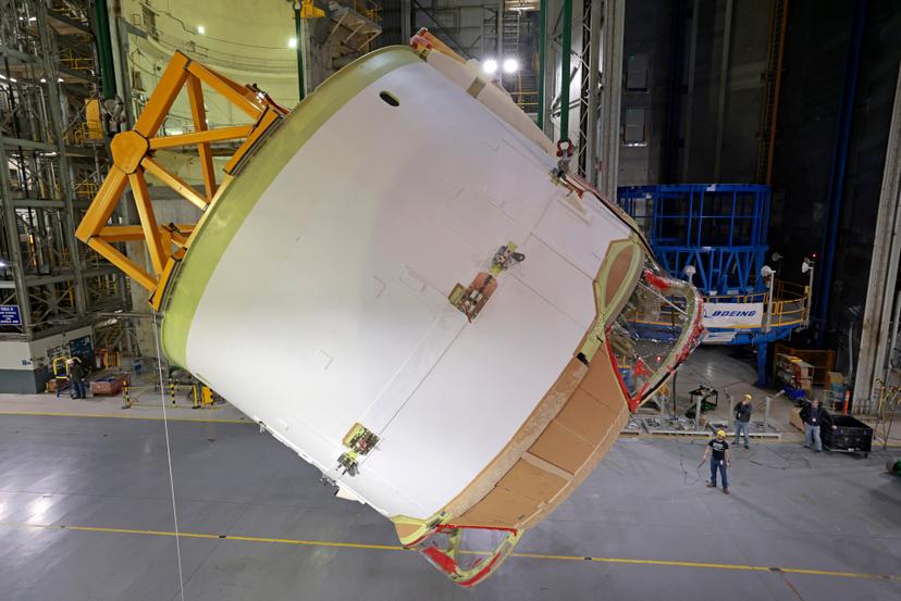 News | New SLS EUS Production Area Opens, Artemis II Hardware Flipped ...